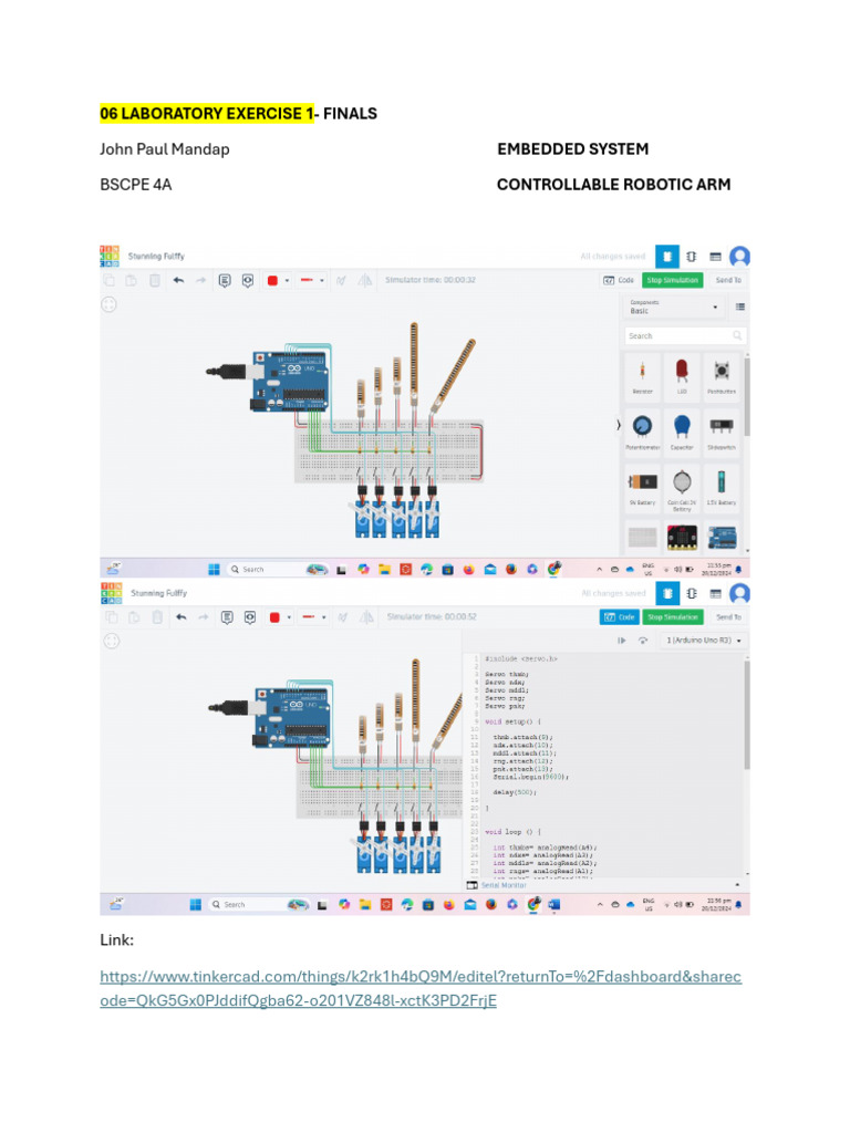 Lab Exer Finals Embedded | PDF
