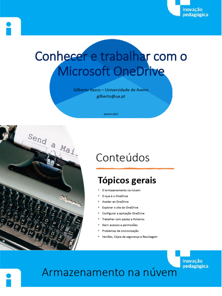 Guia Completo sobre Microsoft OneDrive | PDF | Computação em nuvem ...