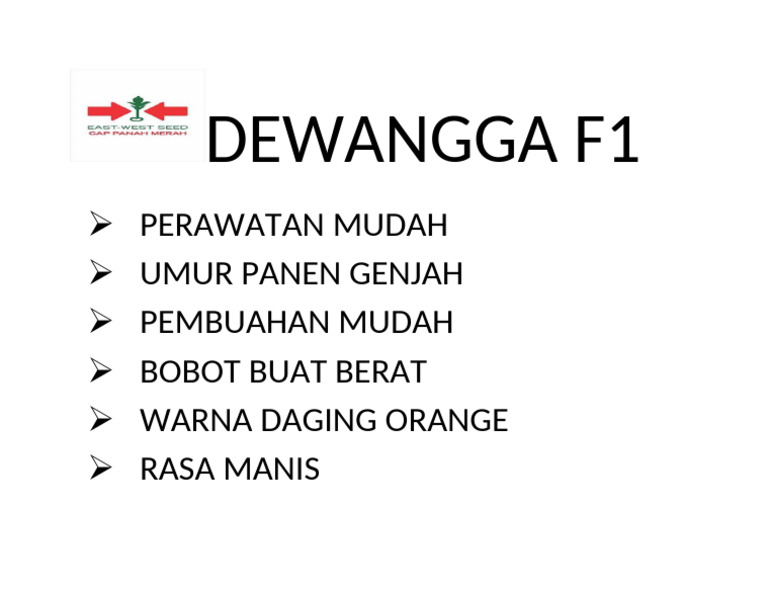 Dewangga F1 | PDF