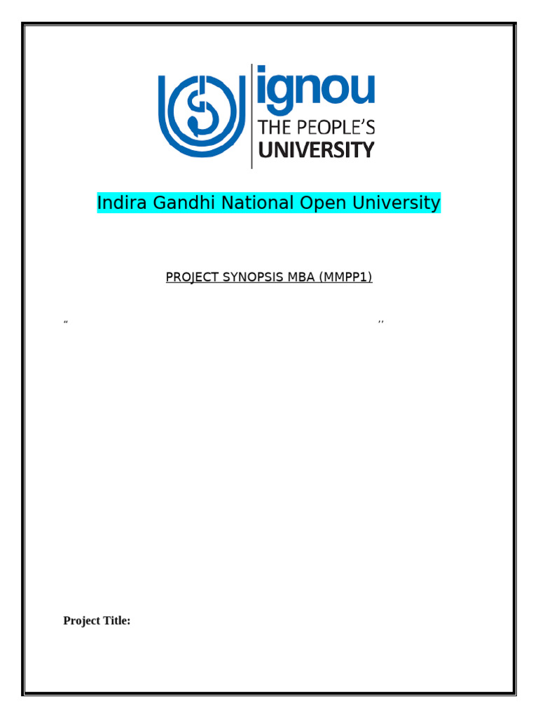 Indira Gandhi National Open University PROJECT 1 A | PDF | Digital Marketing | Marketing