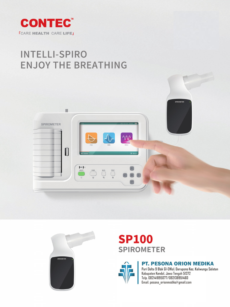 Contec Spirometer SP100 | PDF