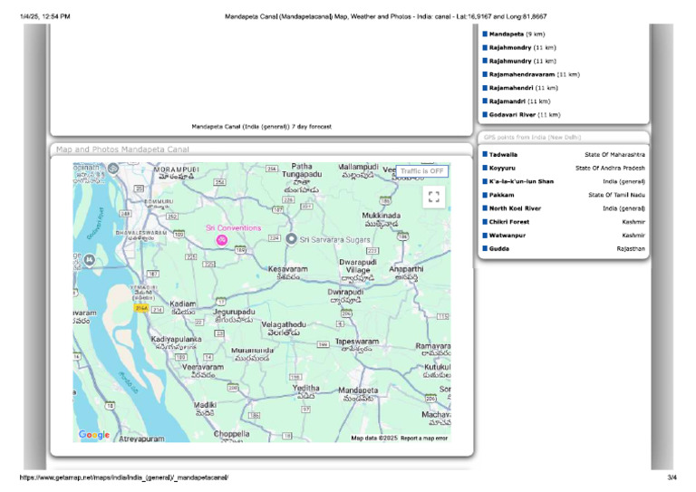 Samalkot Canal | PDF