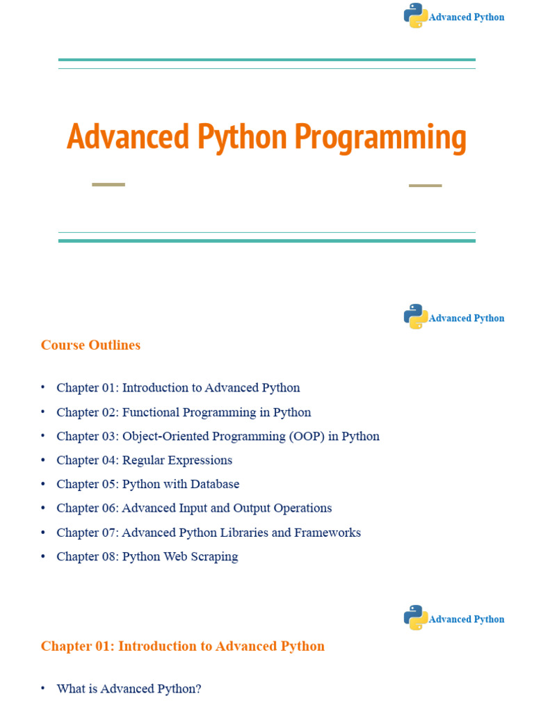 Mastering Advanced Python Programming | PDF | Programming Paradigms | Object Oriented Programming