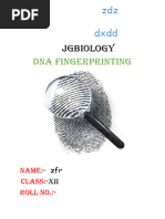 DNA Fingerprinting Project Overview | PDF | Dna Profiling | Dna