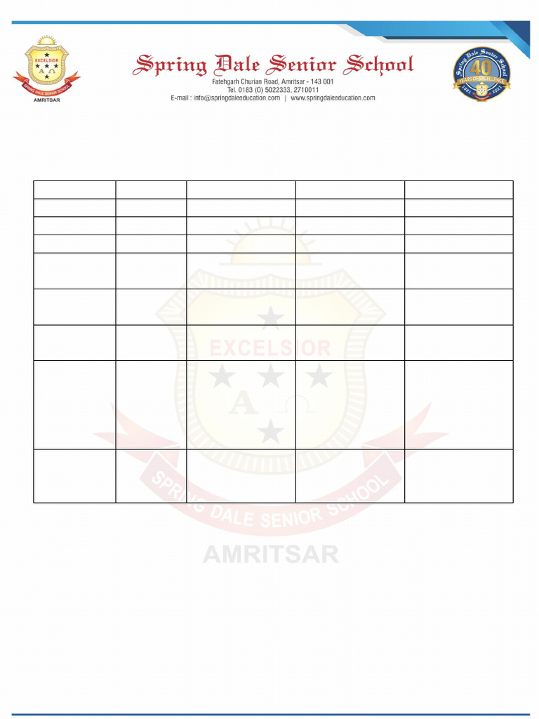 11th Class Date Sheet Term-I 2024 | PDF