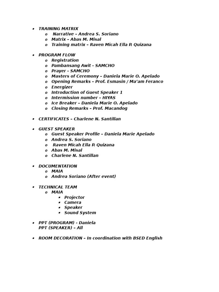 FS1 Training Program Overview | PDF