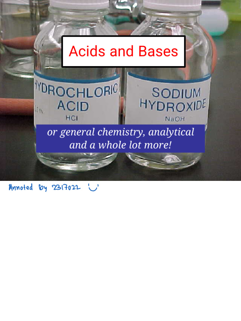 Understanding Acids and Bases Concepts | PDF