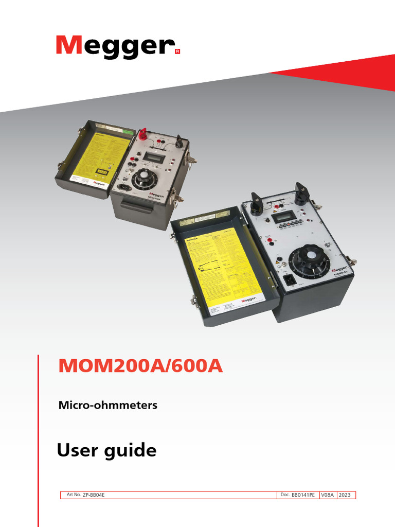 MOM200A/600A: User Guide | PDF | Electrical Resistance And Conductance ...