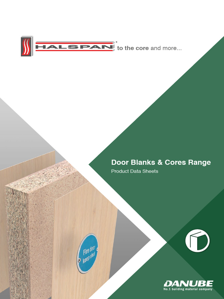 Halspan Door Blanks Product Overview | PDF | Lumber | Building Materials