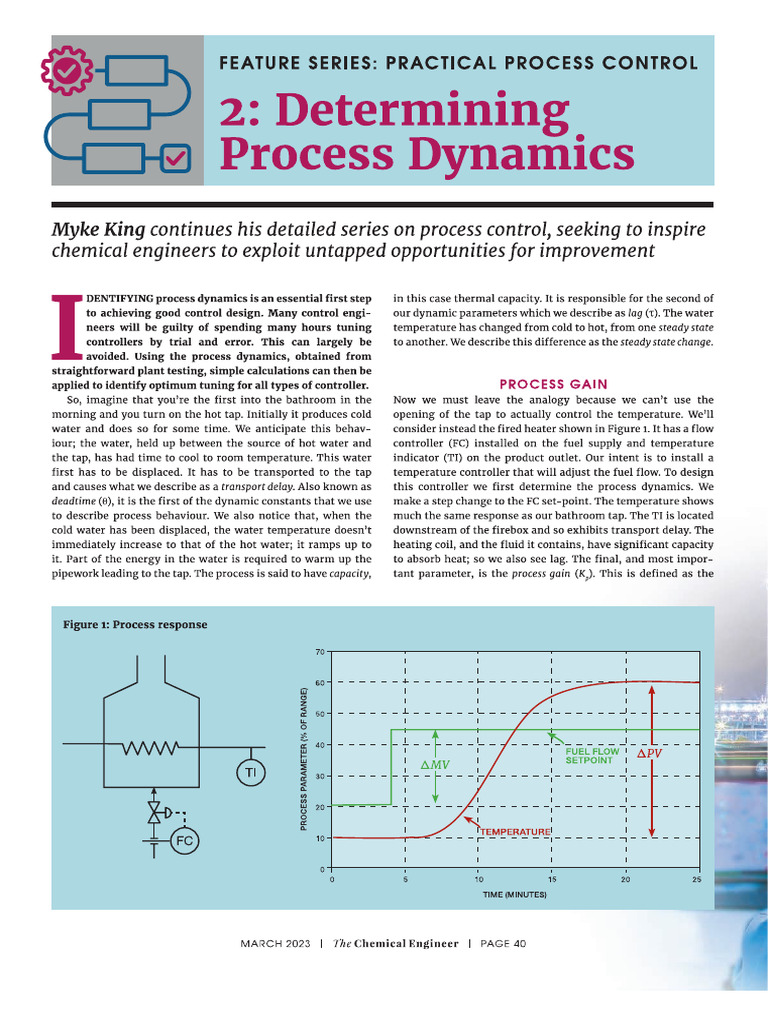 Determining Process Dynamics | PDF