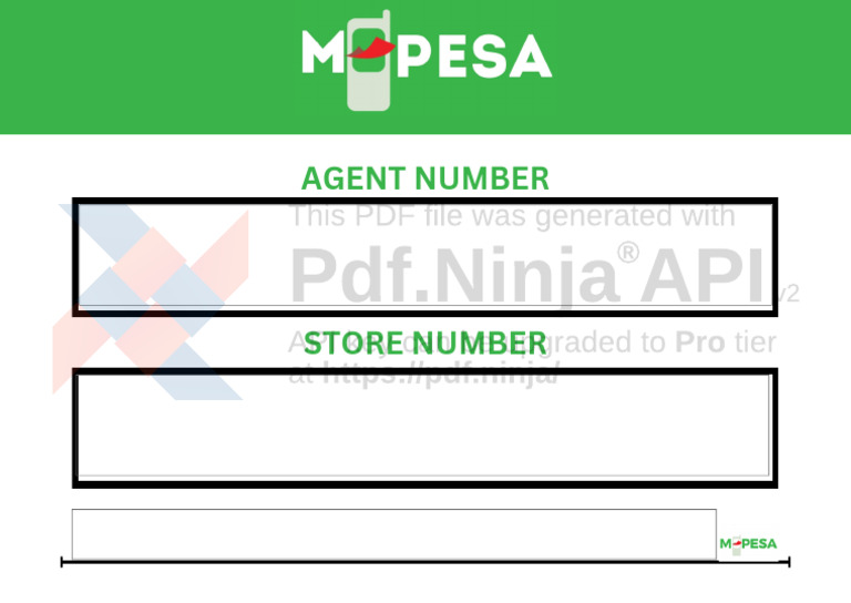 Mpesa Poster Alguds Vision | PDF