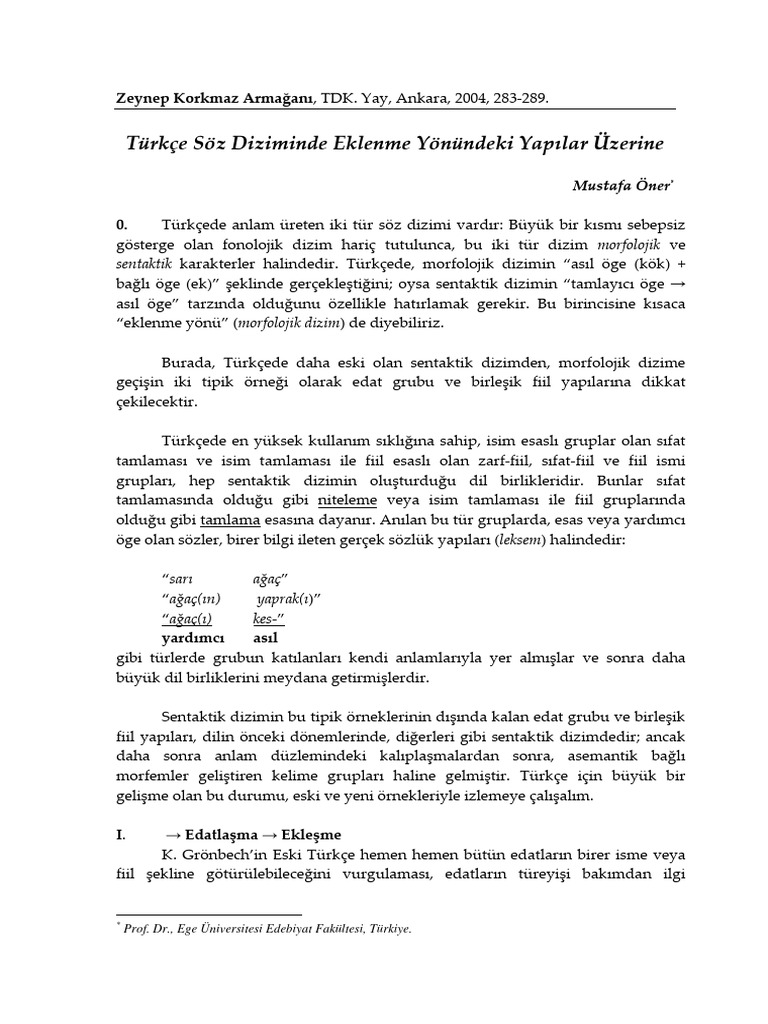 Yor Ekinin Ekleşme Süreci | PDF