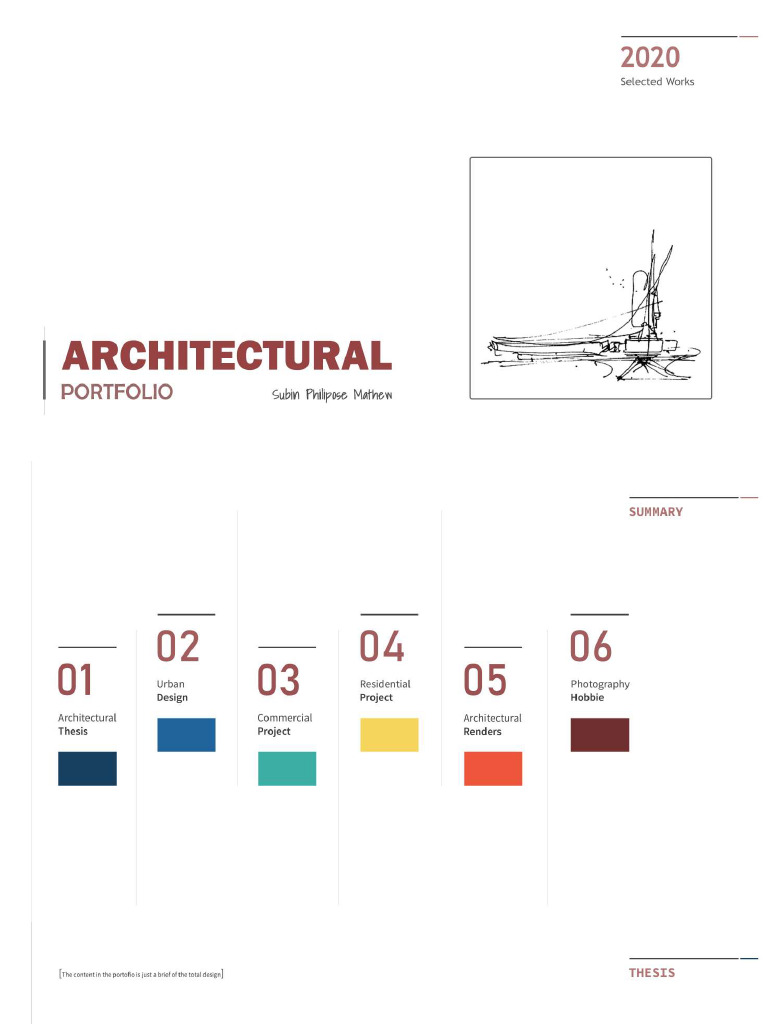 Subin Mathew PORTFOLIO 2020 Compressed | PDF