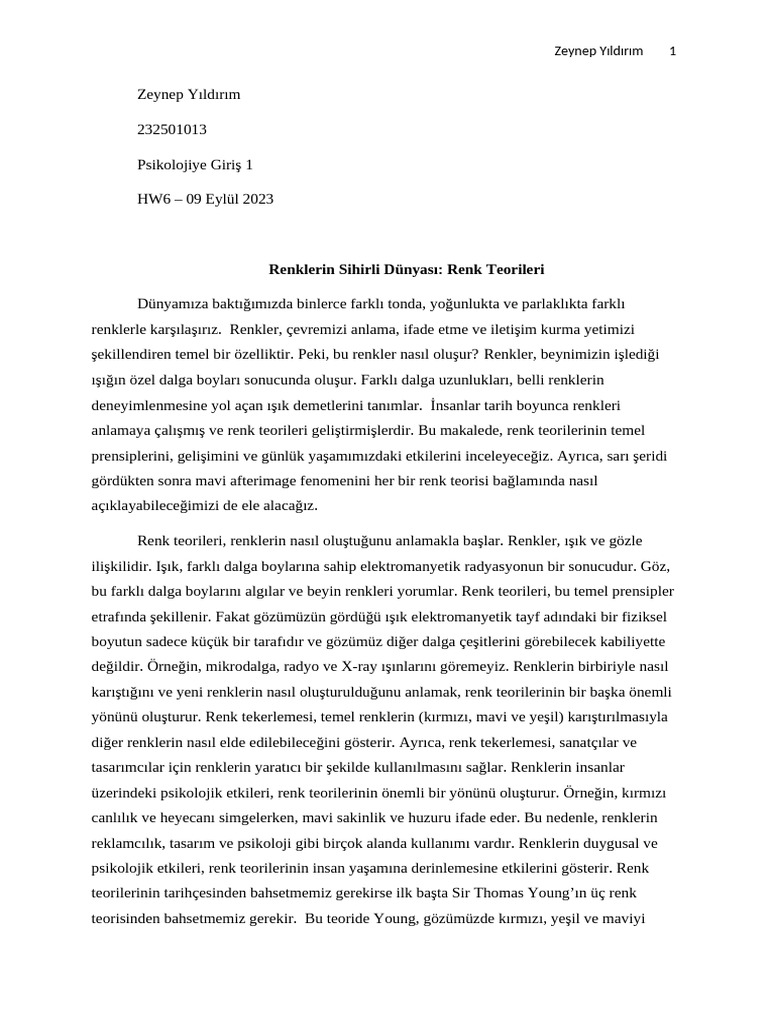 Zeynep Yıldırım HW6 | PDF