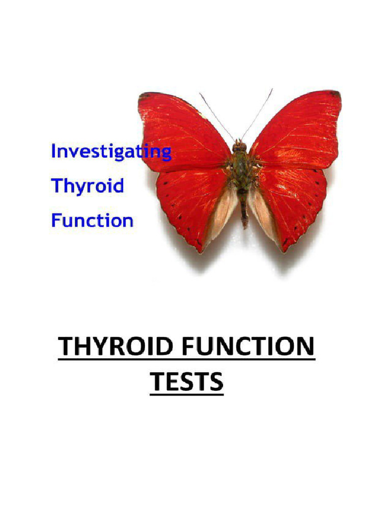 Thyroid Function Test Pdf