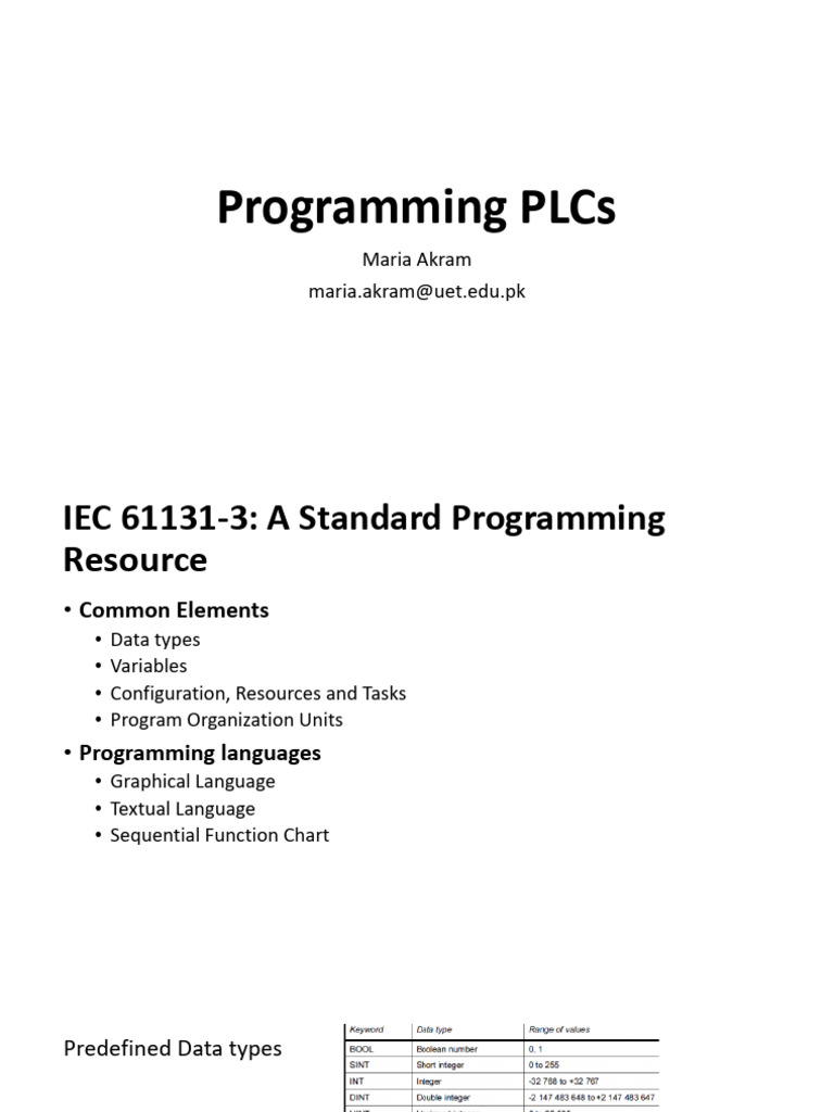 PLC 2 | PDF