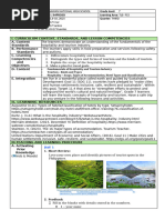 TLE 7: Hospitality & Tourism Overview | PDF | Tourism | Curriculum