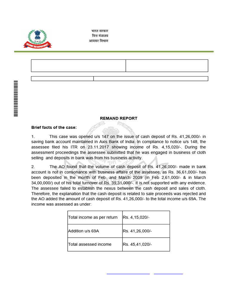 AFFPA9777E - Remand Report - 1065949748 (1) - 24062024 | PDF | Public ...