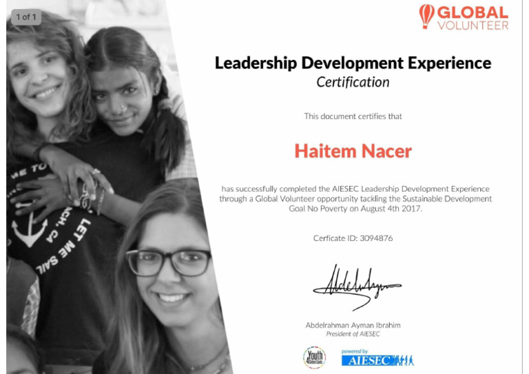 Aiesec, Leadership Development Program | PDF