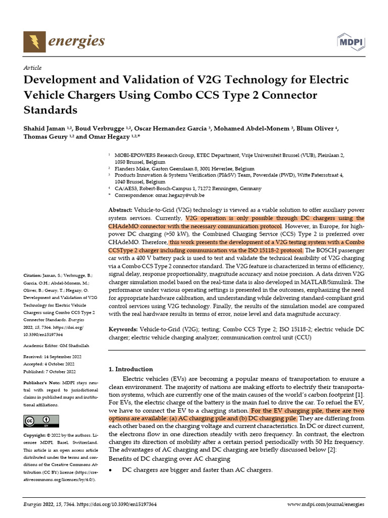 1.development and Validation of V2G Technology For E | PDF | Direct ...