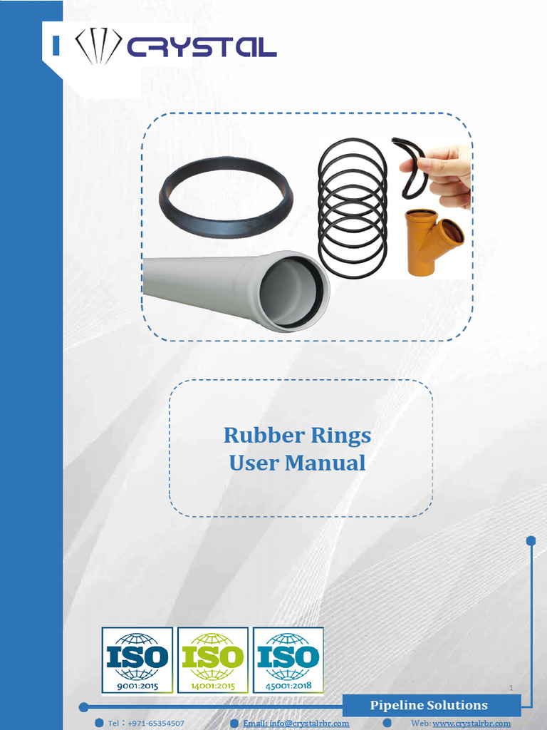 PVC Pipe Rubber Ring Guide | PDF | Pipe (Fluid Conveyance) | Polyvinyl ...