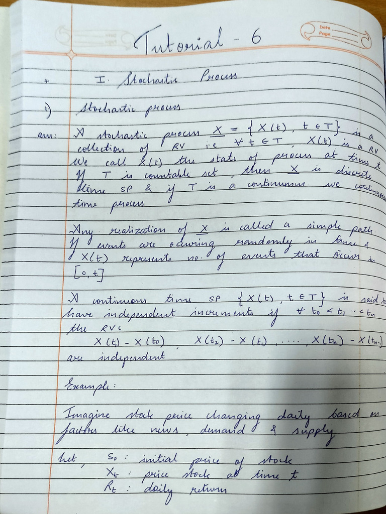 MA 503 Tutorial 6 | PDF