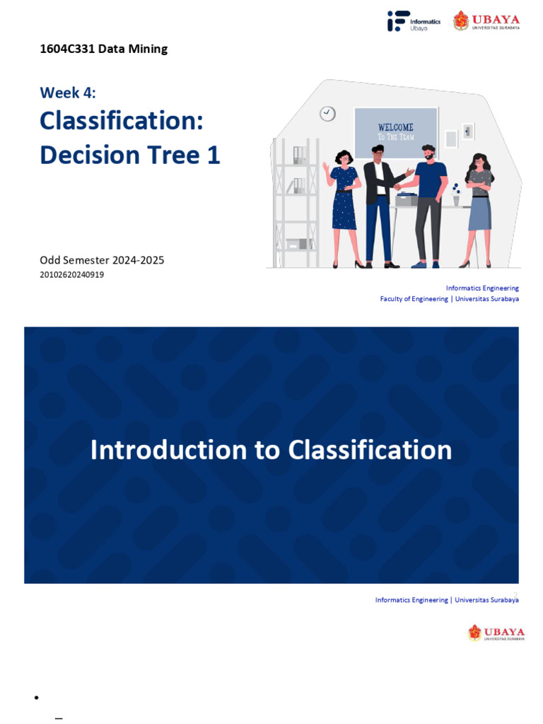 Week 4 Classification Decision Tree 1 Pdf Statistical