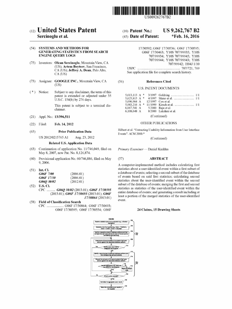 Search Query Log Statistics System | PDF | Databases | Information Retrieval