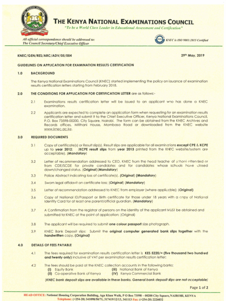 Certification Guidelines | PDF