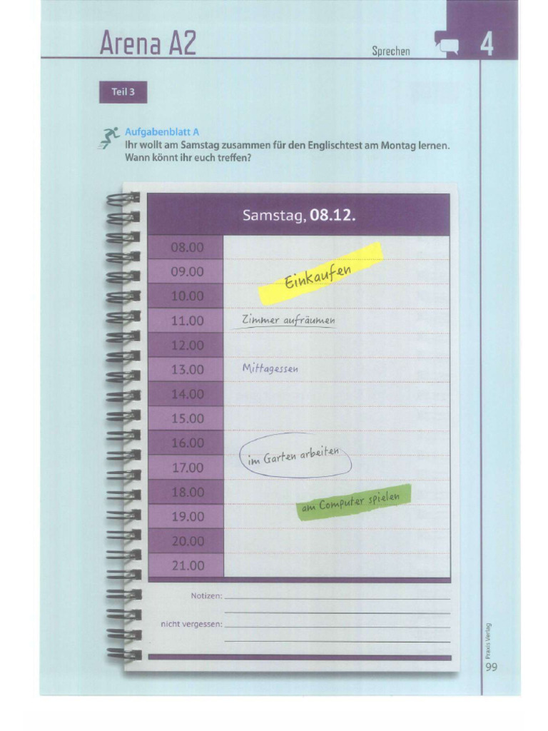 sprechen teil 3 A2 đề | PDF