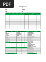 Daily Drilling Report Template | PDF | Geotechnical Engineering | Civil ...