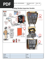 Daily Welding Machine Inspection Checklist | PDF | Welding | Construction