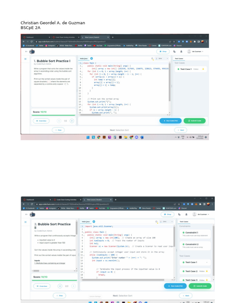 Code Chum Sorting Activities | PDF Code Chum Sorting Activities | PDF