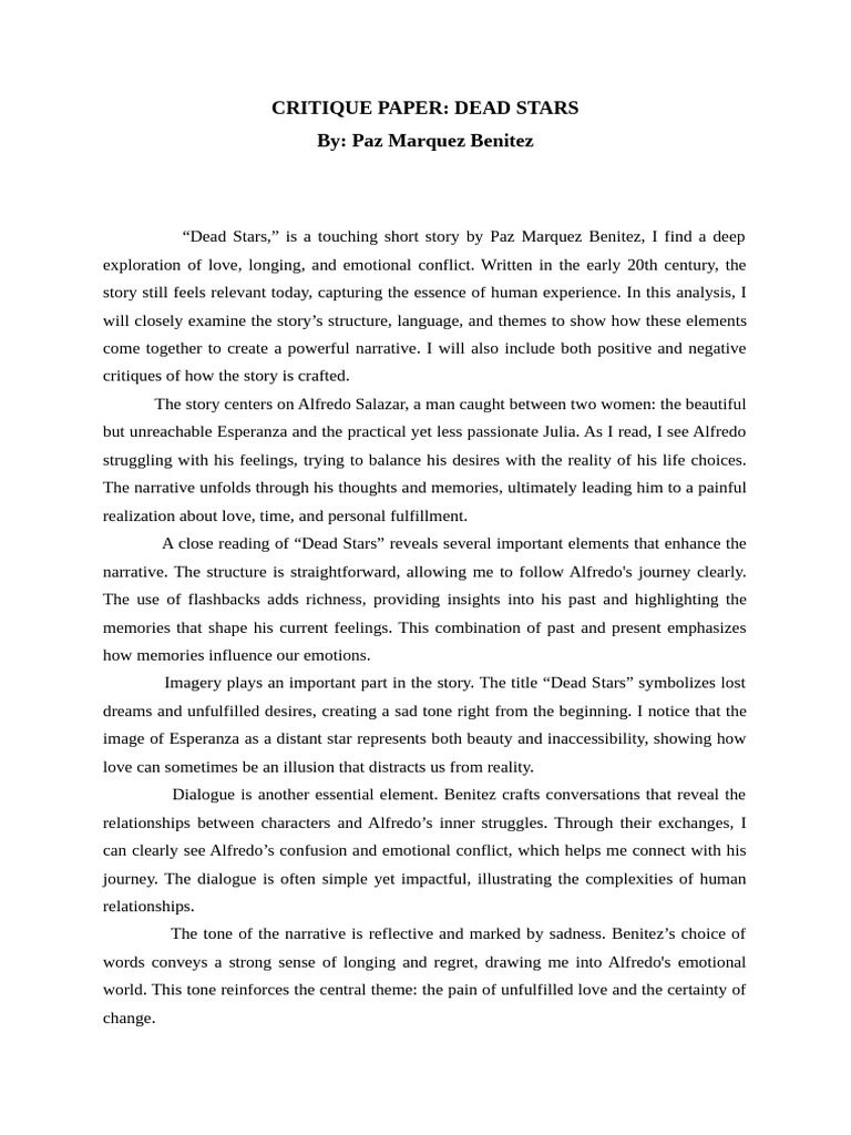 CRITIQUE-PAPER- final | PDF | Psychology | Psychological Concepts