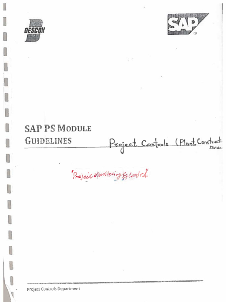 SAP Manual Part 1 or 2 | PDF