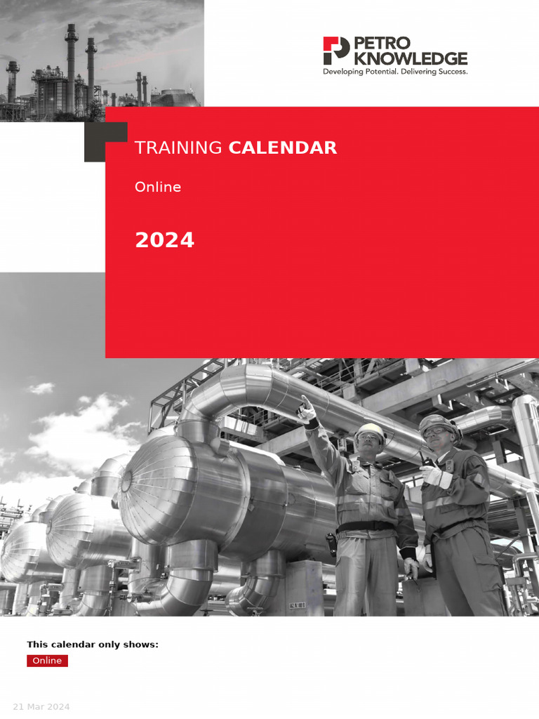 PetroKnowledge 2024 Training Calendar | PDF | Natural Gas