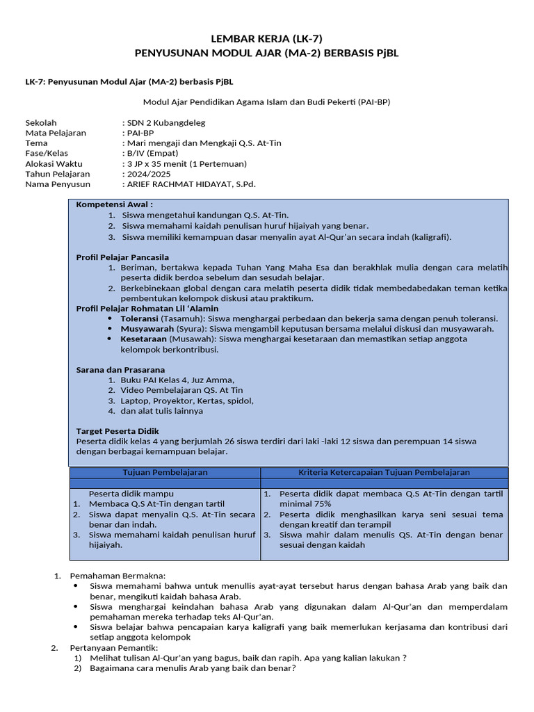 PPL Materi PJBL | PDF