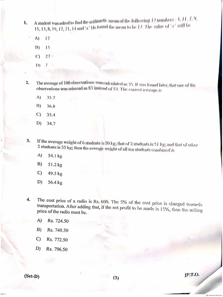 Junior Assistant Paper by JKSSB EXAMS ADDA | PDF