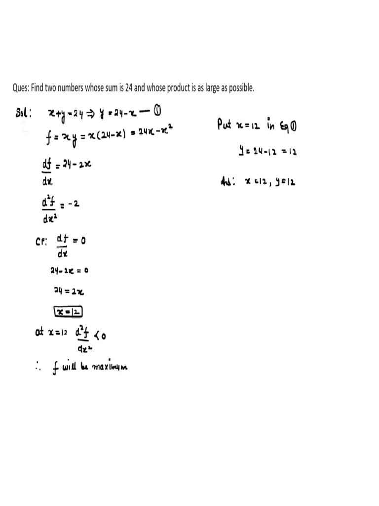 AOD Word Problems | PDF