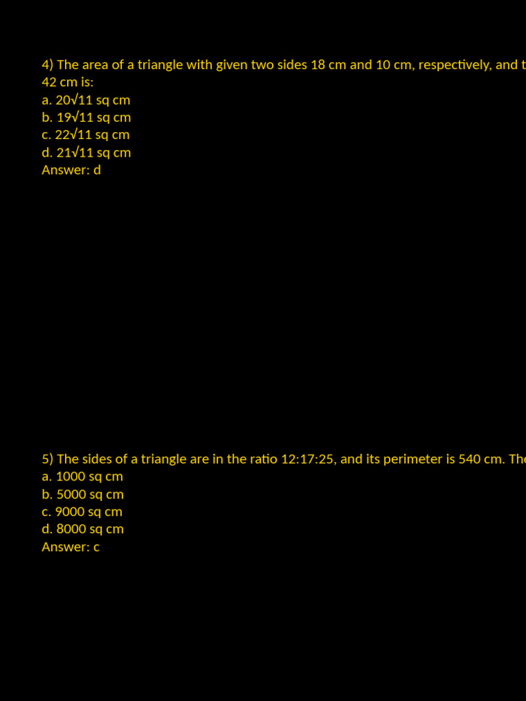 Extracted Questions Presentation | PDF
