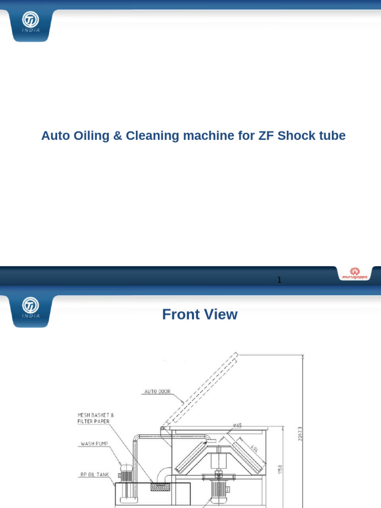 Auto Oiling & Cleaning Machine | PDF | Pump | Pressure