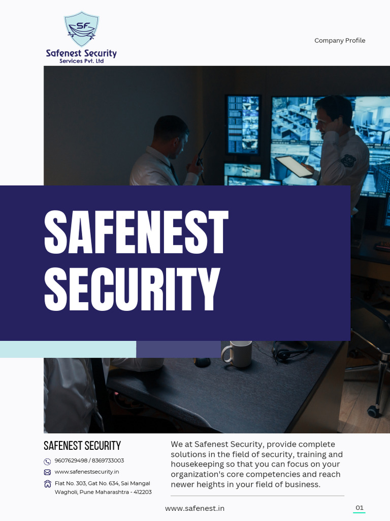 Safenest Security Company Profile (1) | PDF | Housekeeping | Securities