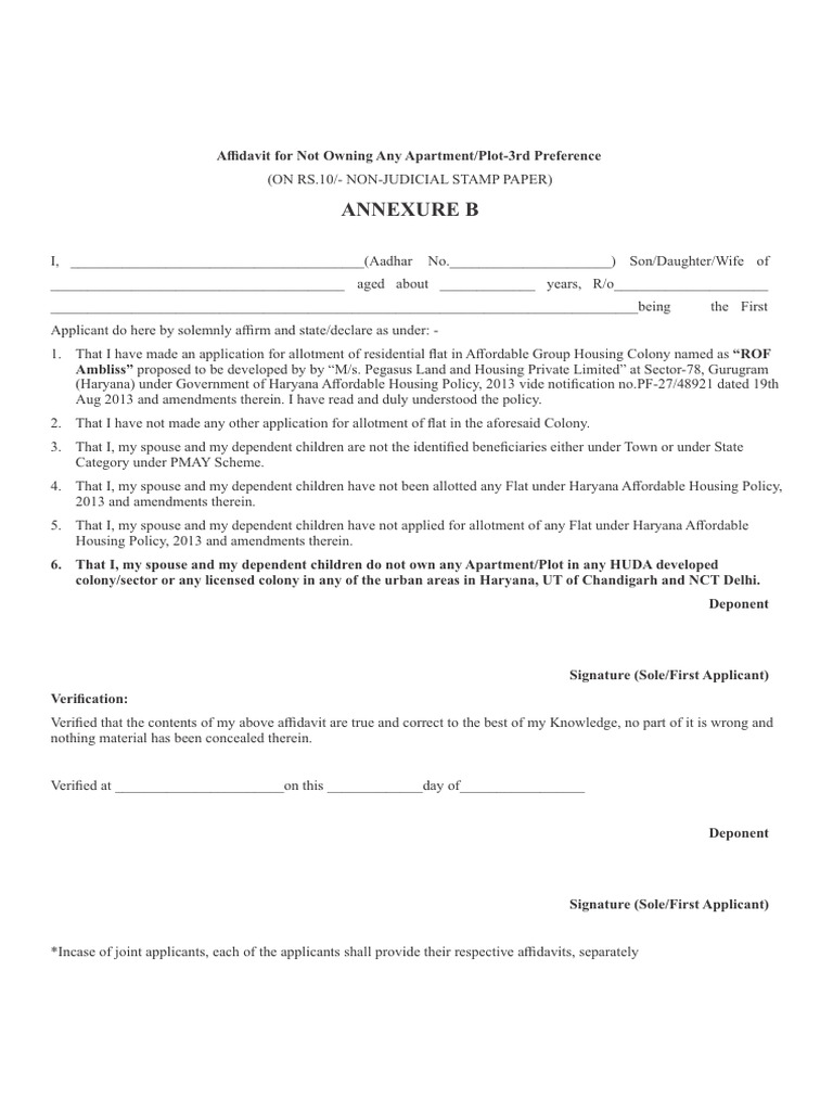 3rd Prefere affidavit | PDF