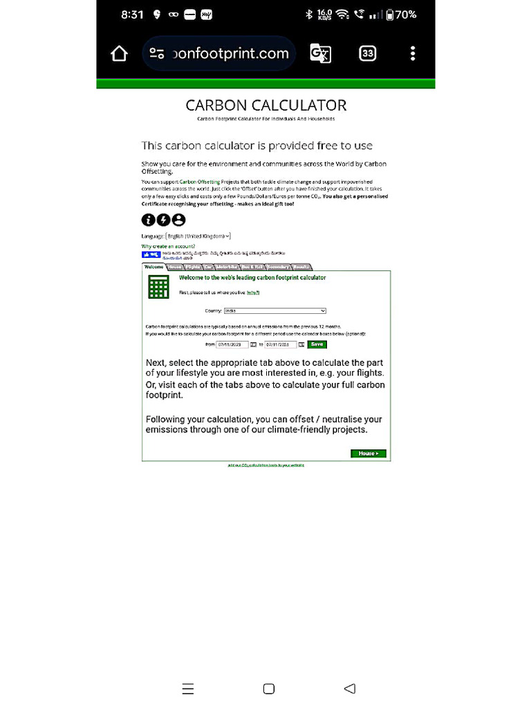 Carbon Calculator | PDF