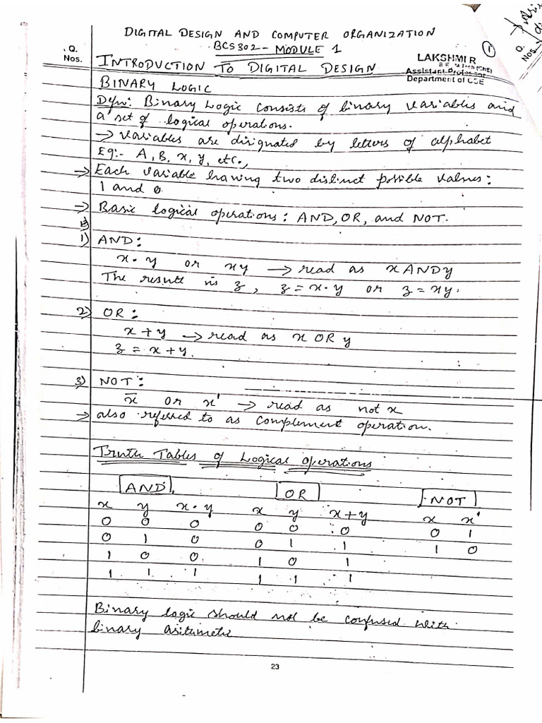 Ddco Module 1 Rnsit | PDF