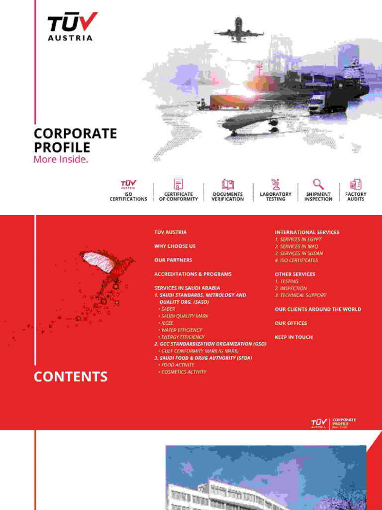 TUV Corporate Profile Small 2 | PDF
