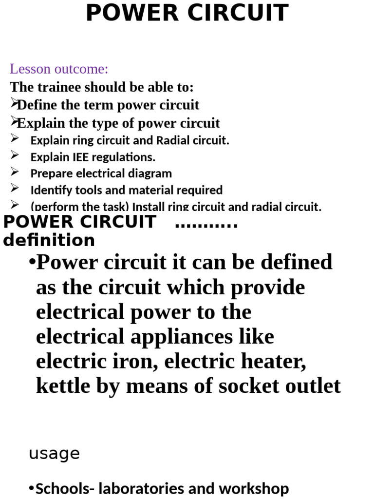 Ring vs Radial Circuit Overview | PDF | Ac Power Plugs And Sockets ...