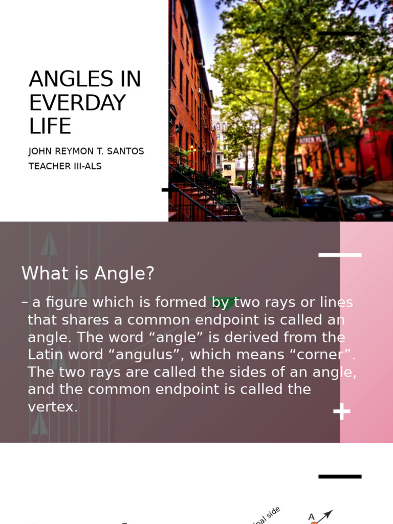 Angles in Everday Life | PDF
