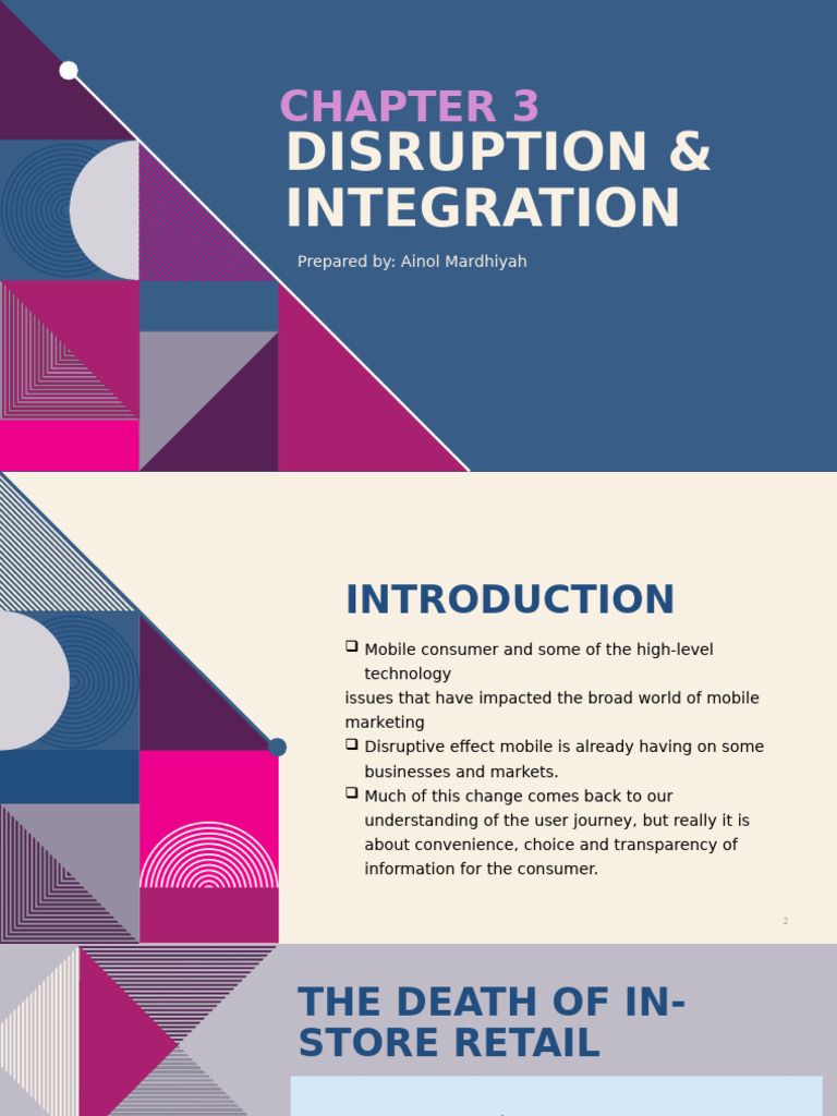 Chapter 3- Disruption and Integration | PDF