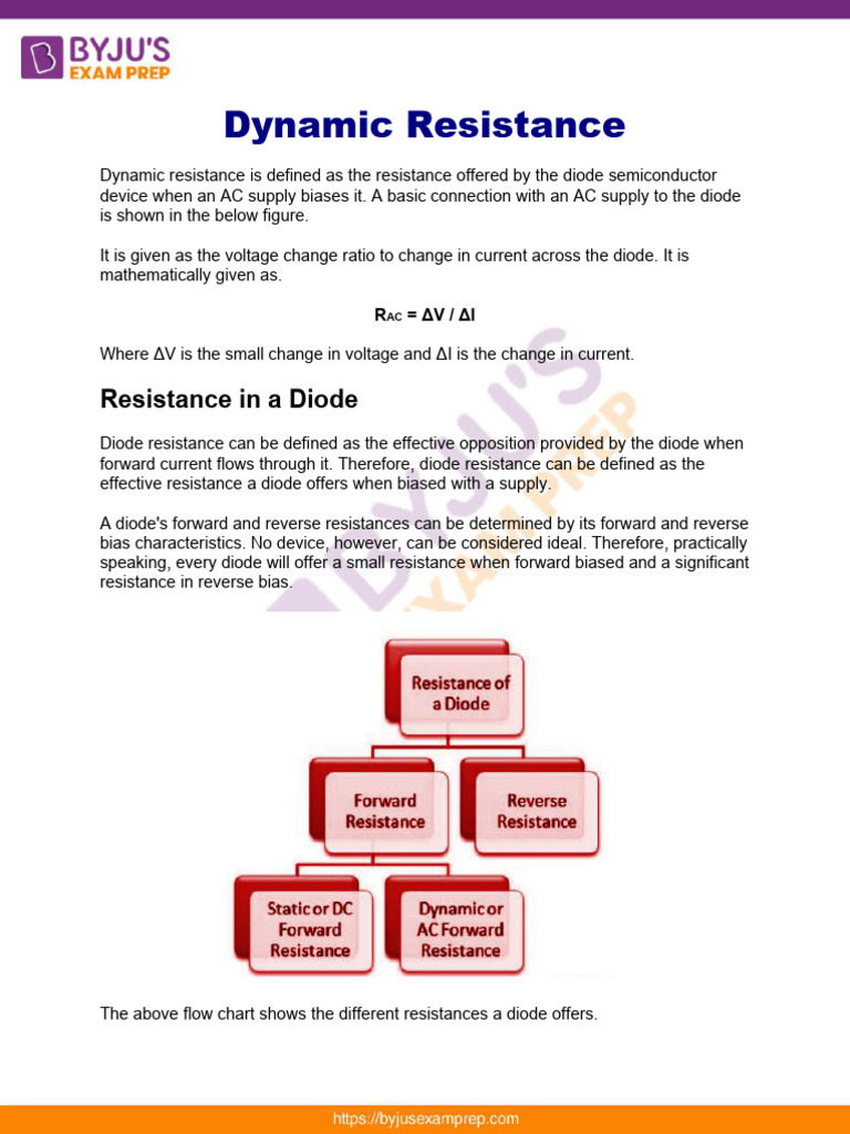 Dynamic Resistance Gate Notes 62 | PDF